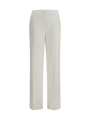 TOTEME Easy Raw Edge Pants - White