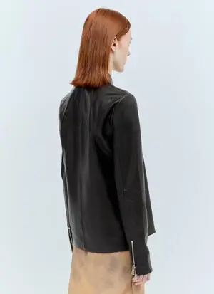 Sportmax Nappa Leather Jacket