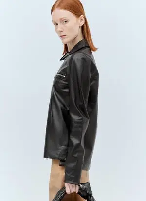 Sportmax Nappa Leather Jacket