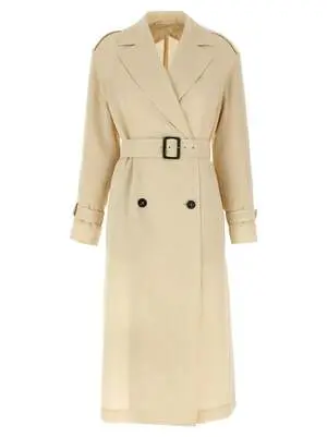 Max Mara Vieste' Trench Coat - Cream