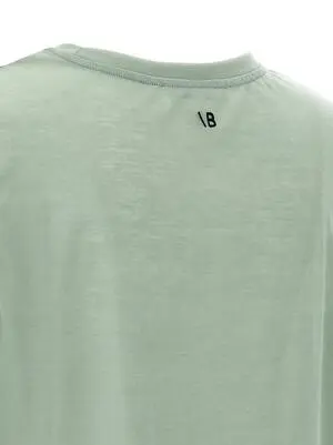 Victoria Beckham Logo Embroidery Top - Green