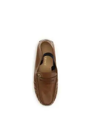 Versace Leather Loafers