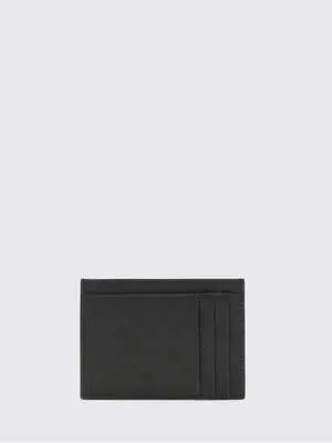 Prada Calf Leather Card Holder With Triangle Logo