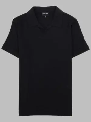 Giorgio Armani Polo In Jersey Di Viscosa Stretch