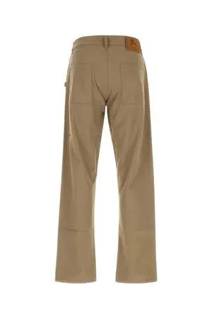 Burberry Khaki Cotton Pant