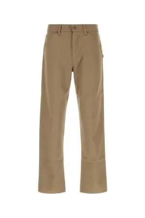 Burberry Khaki Cotton Pant - Green