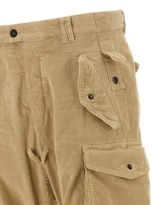 Dsquared2 Corduroy Multipocket Trousers - Cream