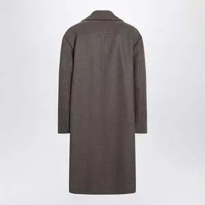 Dries Van Noten Wool Blend Double-breasted Coat - Cream