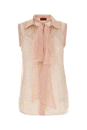 Gucci Printed Crepe Shirt - Multicolor