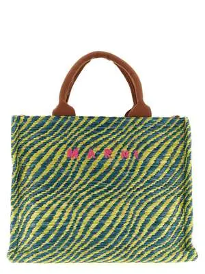 Marni MARNI Raffia Handbag Multicolor