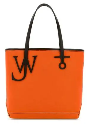 JW Anderson Canvas Small Anchor Bucket Bag - Orange