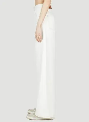 Moncler Wide Leg Denim Pants