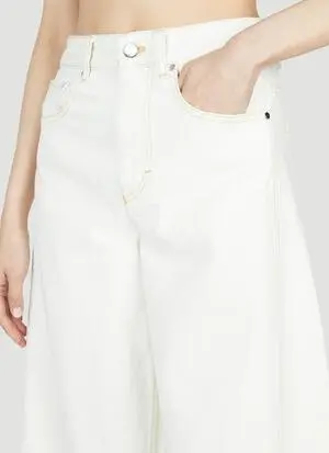 Moncler Wide Leg Denim Pants