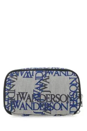 JW Anderson Embroidered Fabric Beauty Case - Multicolor