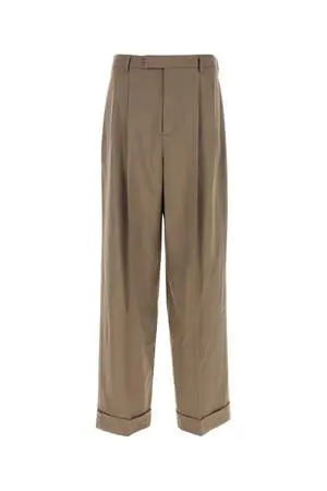 Valentino Garavani Cappuccino Wool Pant - Brown