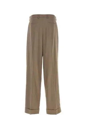 Valentino Garavani Cappuccino Wool Pant