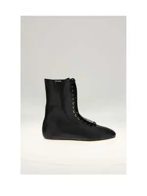 Celine Lace-up Boot 05 - Black