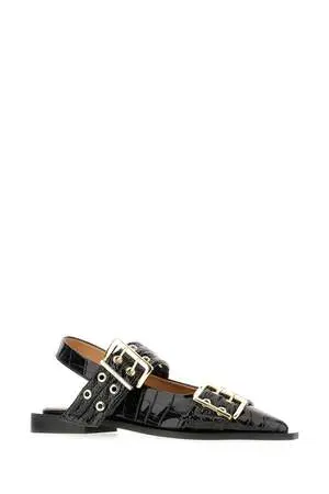 GANNI Flat Slingback Shoes - Multicolor