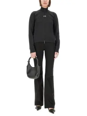 COURREGES Courrèges Interlock Scuba Jacket - Black