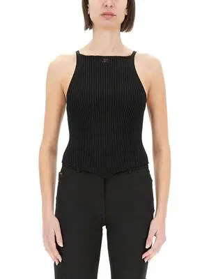 COURREGES Ribbed Tank Top