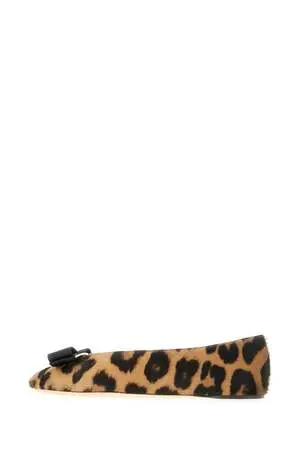 FERRAGAMO Leopard/cheetah Print Flat Shoes - Multicolor