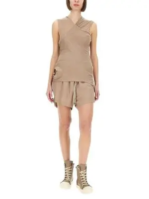 Rick Owens Cotton Cross-over Top