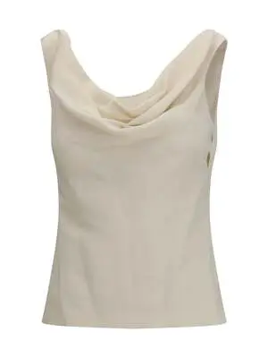 Brunello Cucinelli Viscose And Linen Twill Top
