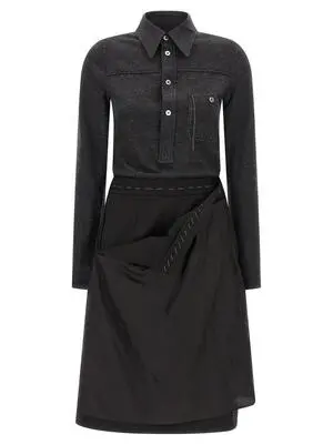 MAISON MARGIELA Shirt Dress - Gray