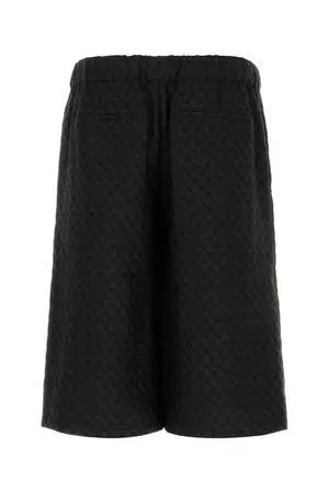 Alexander McQueen Viscose Blend Bermuda Shorts