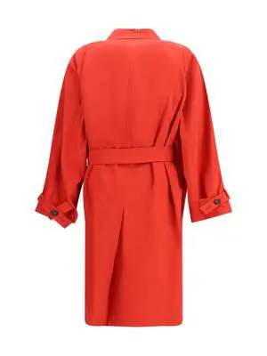 TOTEME Trench Coat - Red
