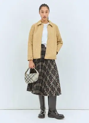Burberry Check Mini Knitted Shoulder Bag