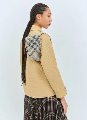 Burberry Check Mini Knitted Shoulder Bag