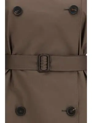 Max Mara Technical Cotton-blend Twill Trench