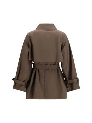 Max Mara Technical Cotton-blend Twill Trench