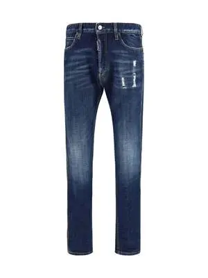 Dsquared2 Teddy Mini Front Jeans - Blue