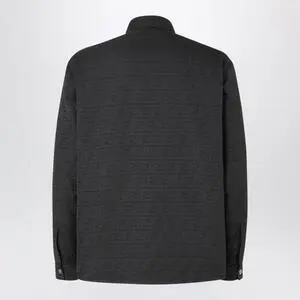 Fendi Ff Zucca Jacquard Nylon Blouson - Black