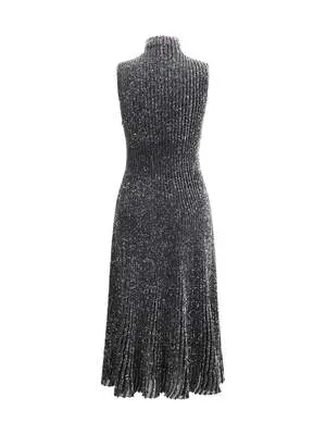Alaïa Sequined Midi Dress - Gray