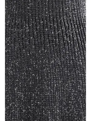 Alaïa Sequined Midi Dress - Gray