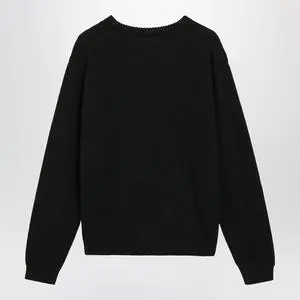 LEMAIRE Alpaca Wool Sweater - Black