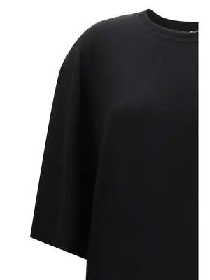 TOTEME Wool T-shirt Dress - Black