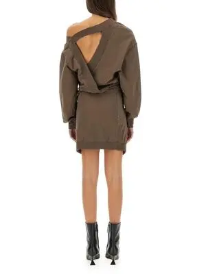 Attico Cut-out Long Sleeve Dress