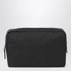Fendi Superlight Ff Zucca Fabric Medium Toiletry Case - Black