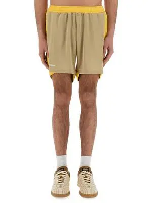 WALES BONNER Jersey Shorts - Yellow