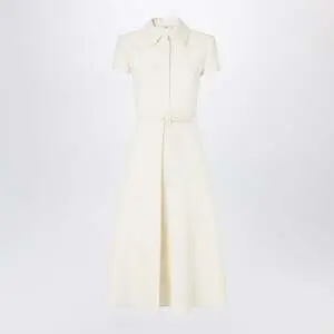 Fendi Wool And Silk Dress - White