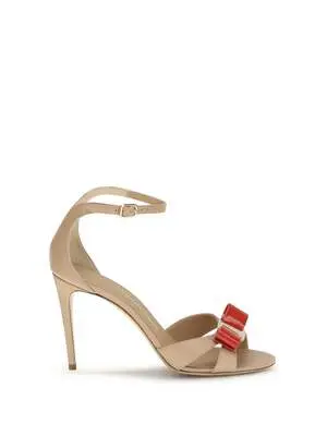 FERRAGAMO Vara Bow Sandals - Cream