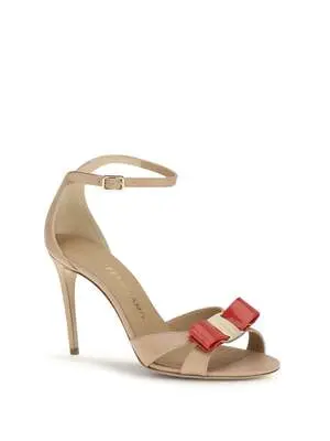 FERRAGAMO Vara Bow Sandals - Cream