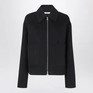 Fendi Ff Zucca Wool Blouson - Black