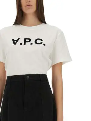 A.p.c. Logo T-shirt - White