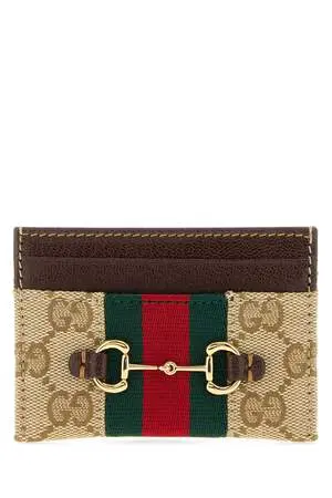 Gucci Gg Fabric Card Holder - Multicolor