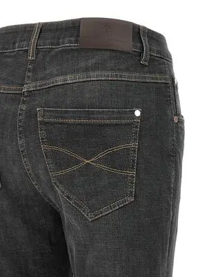 Brunello Cucinelli Slim Jeans - Gray